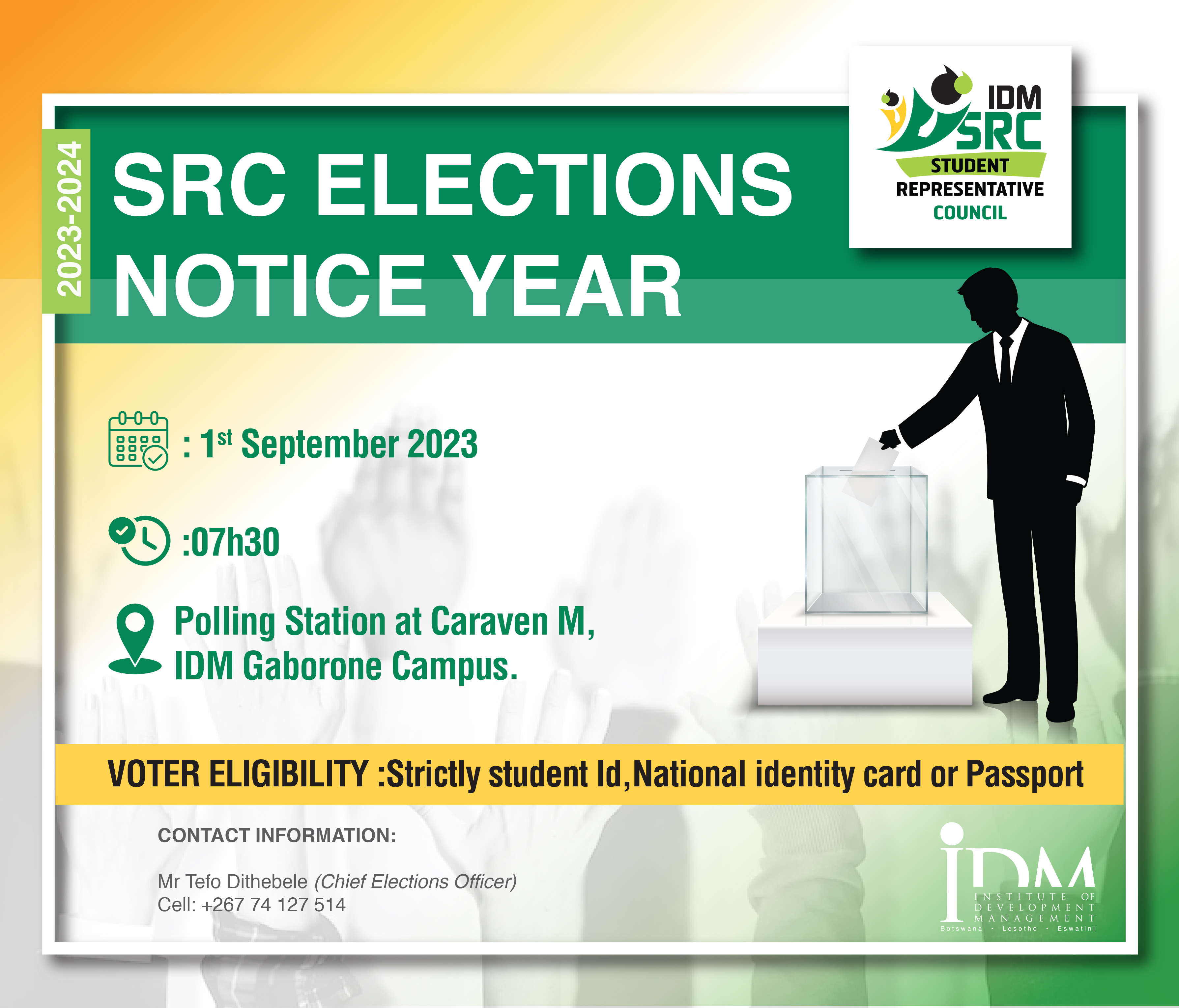 .: SRC Elections Notice Year 2023-24